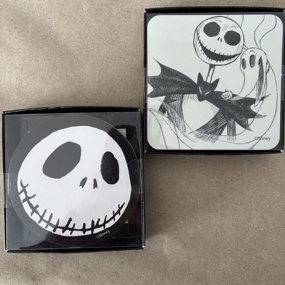 Disney | Dining | 2 Styles Nightmare Before Christmas Coasters Jack ...